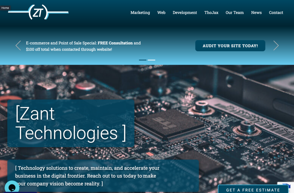 Contact - Zant Technologies